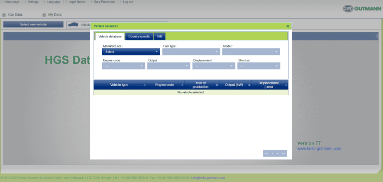 Hella HGS Data – 2 User Login – A1 Diagnostic Solutions